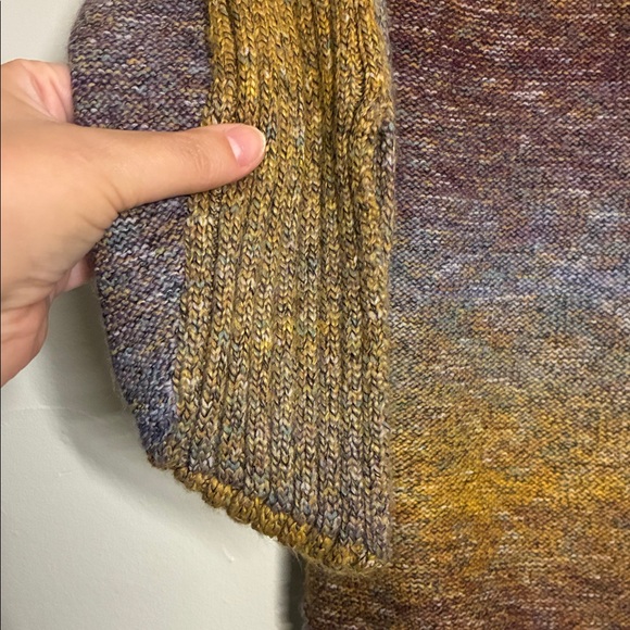 Sweaters | Y2k Style Sweater Boat Neck Ombr Colors Size Small | Poshmark